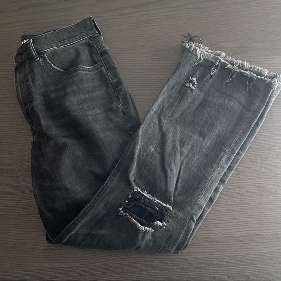 Express | Jeans | Express High Rise Cropped Bell Flare Jeans | Poshmark